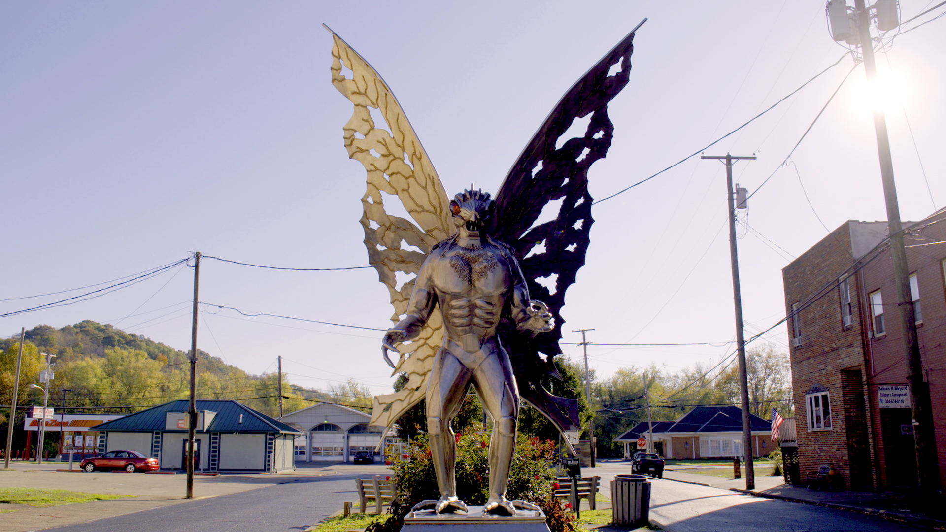 Echte Mothman Sichtungen Fliegender Mottenmann Schnappschüsse